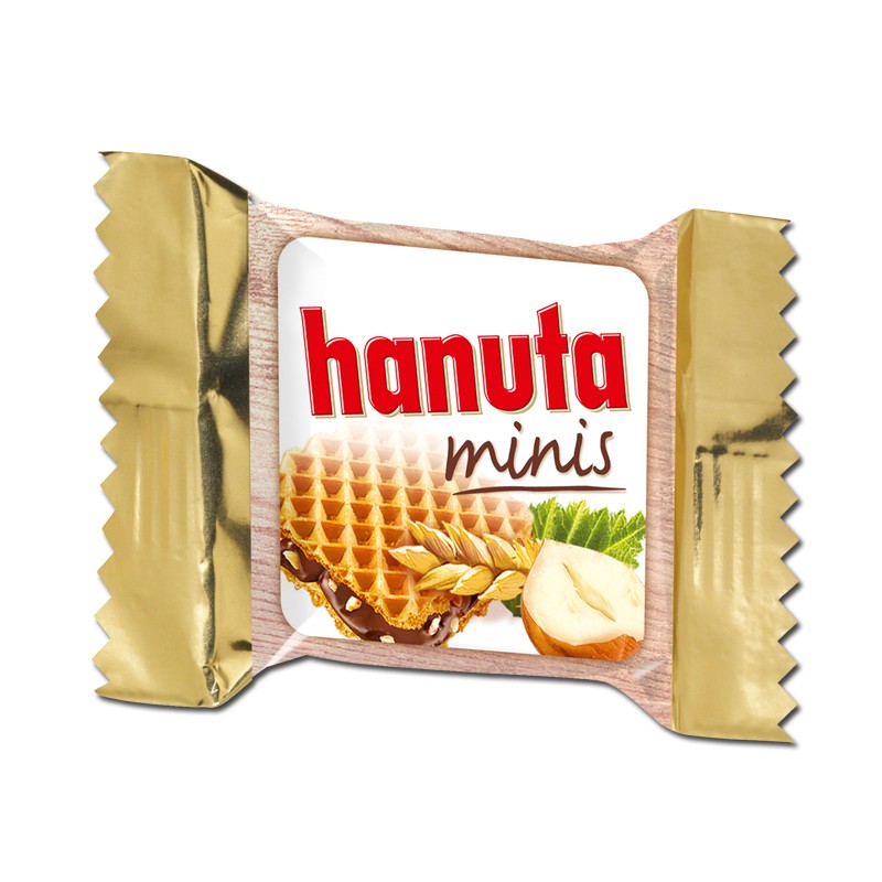 Ferrero Hanuta minis, Riegel, Schokolade, 12 Beutel Riegel Ferrero ...