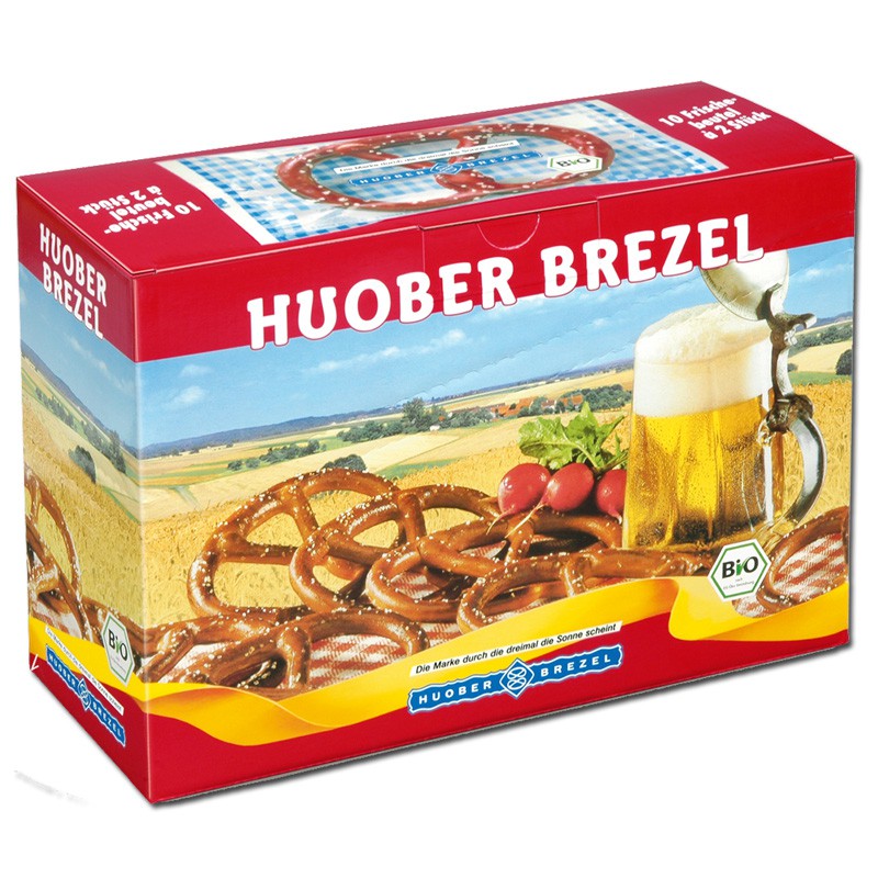 Huober Brezel Doppelpackung 40g, Laugenbrezel, 10 Beutel Knabberartikel ...