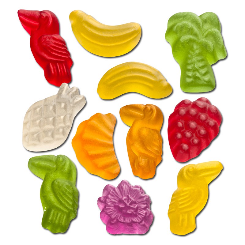 Haribo Tropifrutti, Fruchtgummi, 30 Beutel, 100g Fruchtgummi Beutel ...