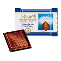 Lindt Excellence Mini Vollmilch Extra Cremig 1,1 kg, 200 Stk Schokolade ...