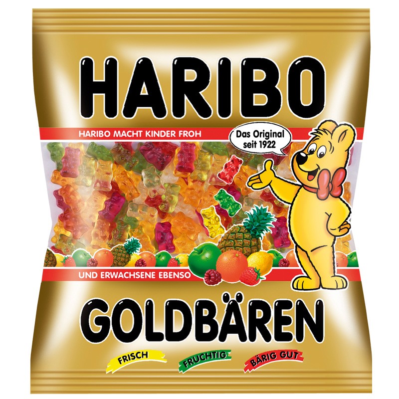 Haribo Goldbären, Fruchtgummi, 1 Kg Beutel Fruchtgummi Kilo-Ware Haribo ...