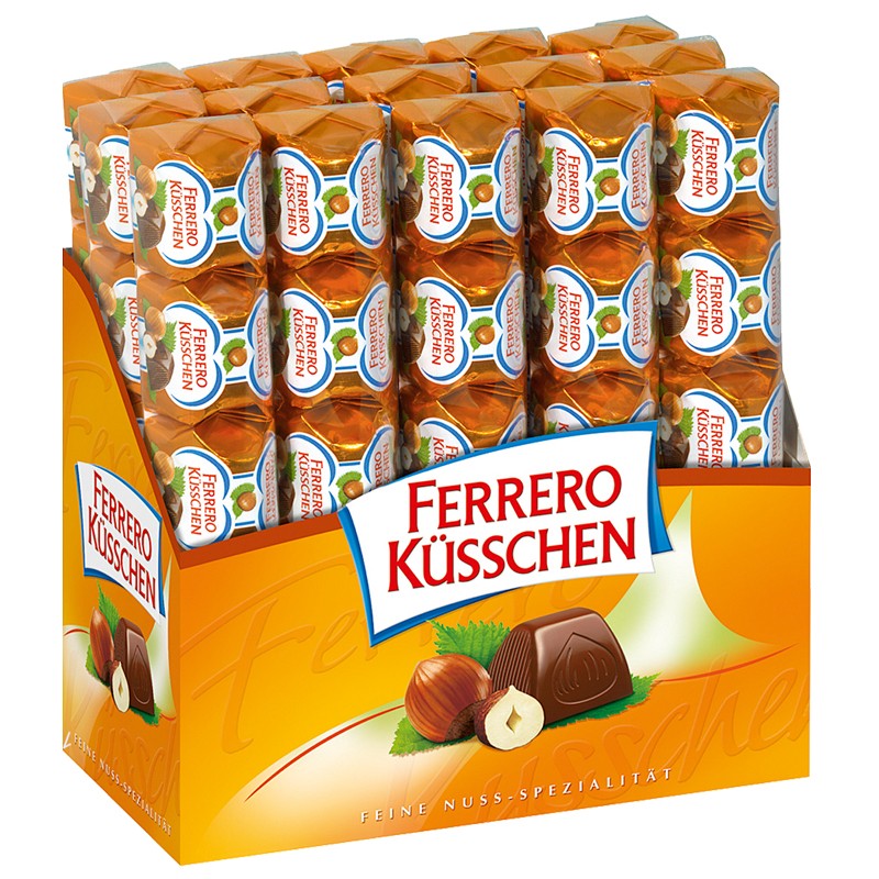 Ferrero Küsschen 5er, Praline, Schokolade, 15 Riegel Schokolade ...