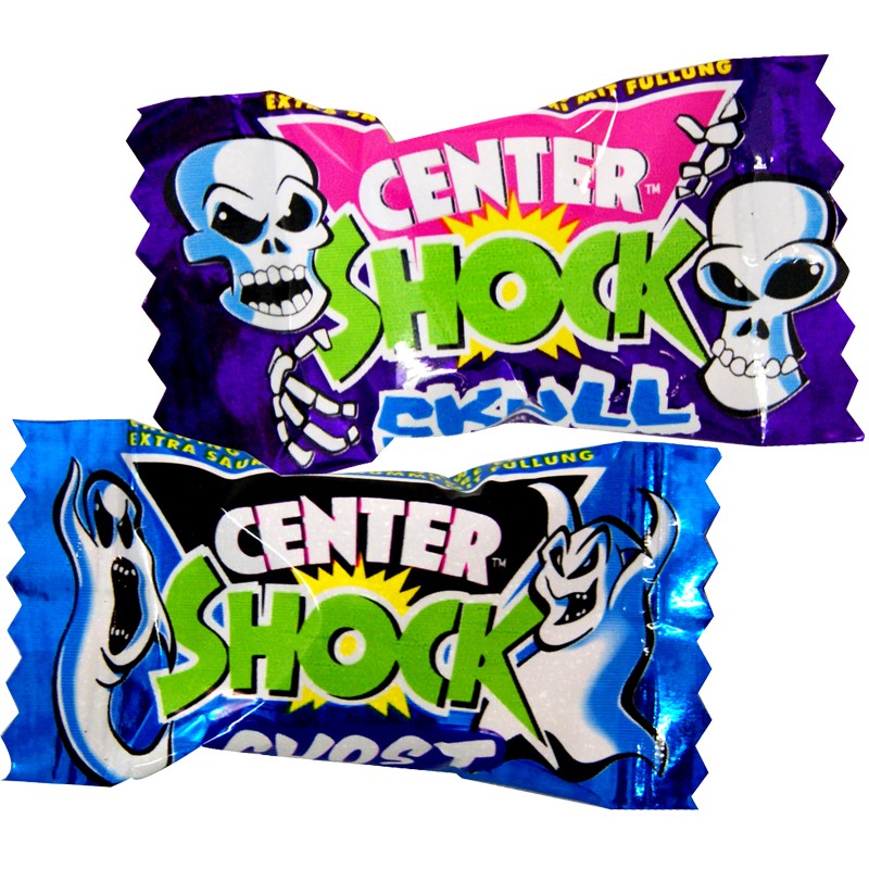 Center Shock Scary Mix, Kaugumi, 100 Stück Kaugummi Kinderkaugummi ...
