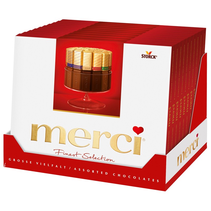 Storck Merci Große Vielfalt Finest Selection 250g 10 Pk Schokolade ...