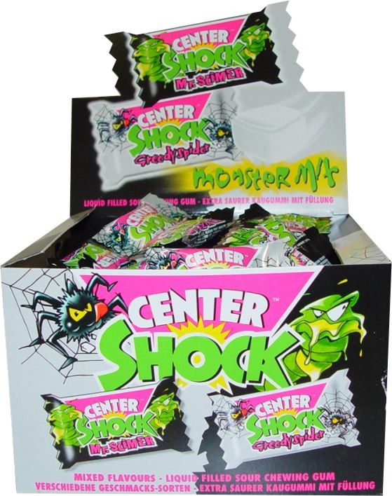 Center Shock Monster Mix Kaugummi, 100 Stück Kaugummi Kinderkaugummi ...