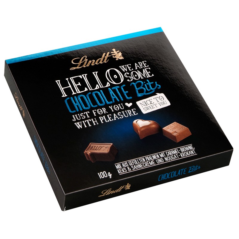 Lindt Hello Pralinen 100g, Schokolade, 10 Packungen Schokolade Pralinen ... Lindt Hello Pralinen 100g, Schokolade, 10 Packungen Schokolade Pralinen ...