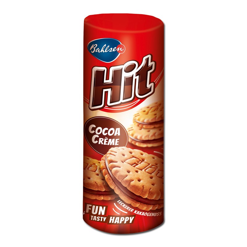 Bahlsen Hit Doppelkeks Rolle, Gebäck, 134g, 12 Stück Gebäck Kekse ...