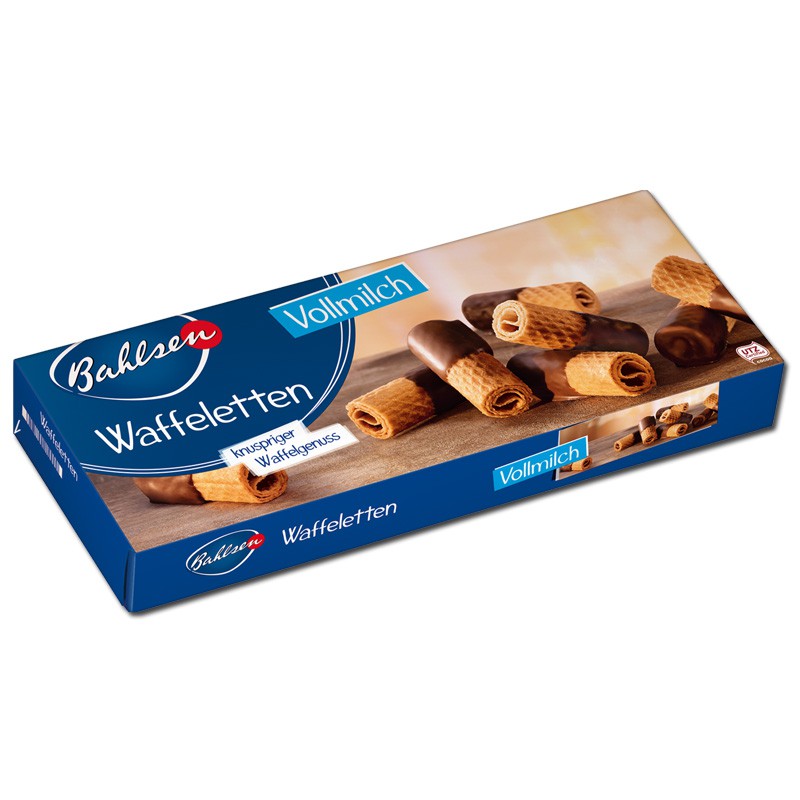 Bahlsen Waffeletten Vollmilch Kekse, Gebäck 6 Packungen Gebäck Kekse ...