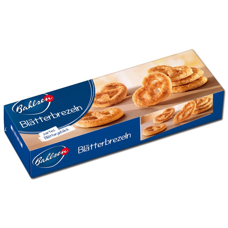 Bahlsen Blätterbrezeln, Kekse, Gebäck, 6 Packungen je 100g Gebäck Kekse ...