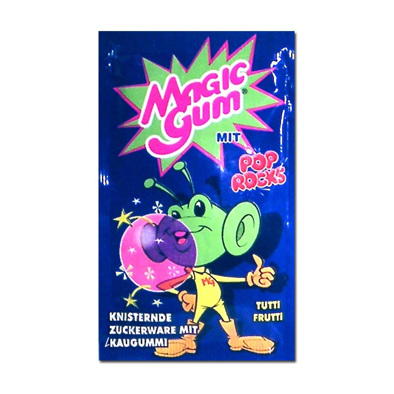 Magic Gum, Kaugummi, Pop Rocks, 50 Beutel Kaugummi Kinderkaugummi bunte ...