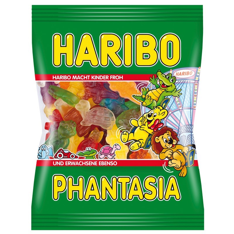 Haribo Phantasia, Fruchtgummi, 22 Beutel, 200g Fruchtgummi Beutel ...