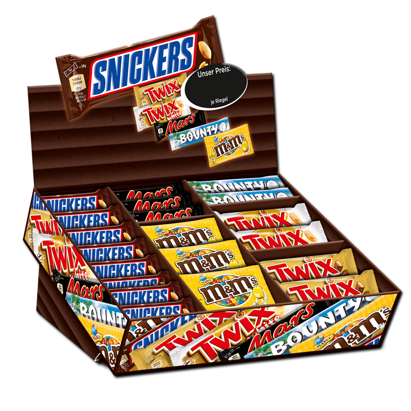 Mars Topseller Box, 72 Riegel Riegel Mars Schokoriegel