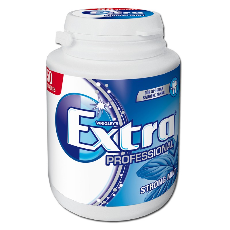 Wrigleys Extra Professional Mint Dose, Kaugummi 12Stück Kaugummi ...